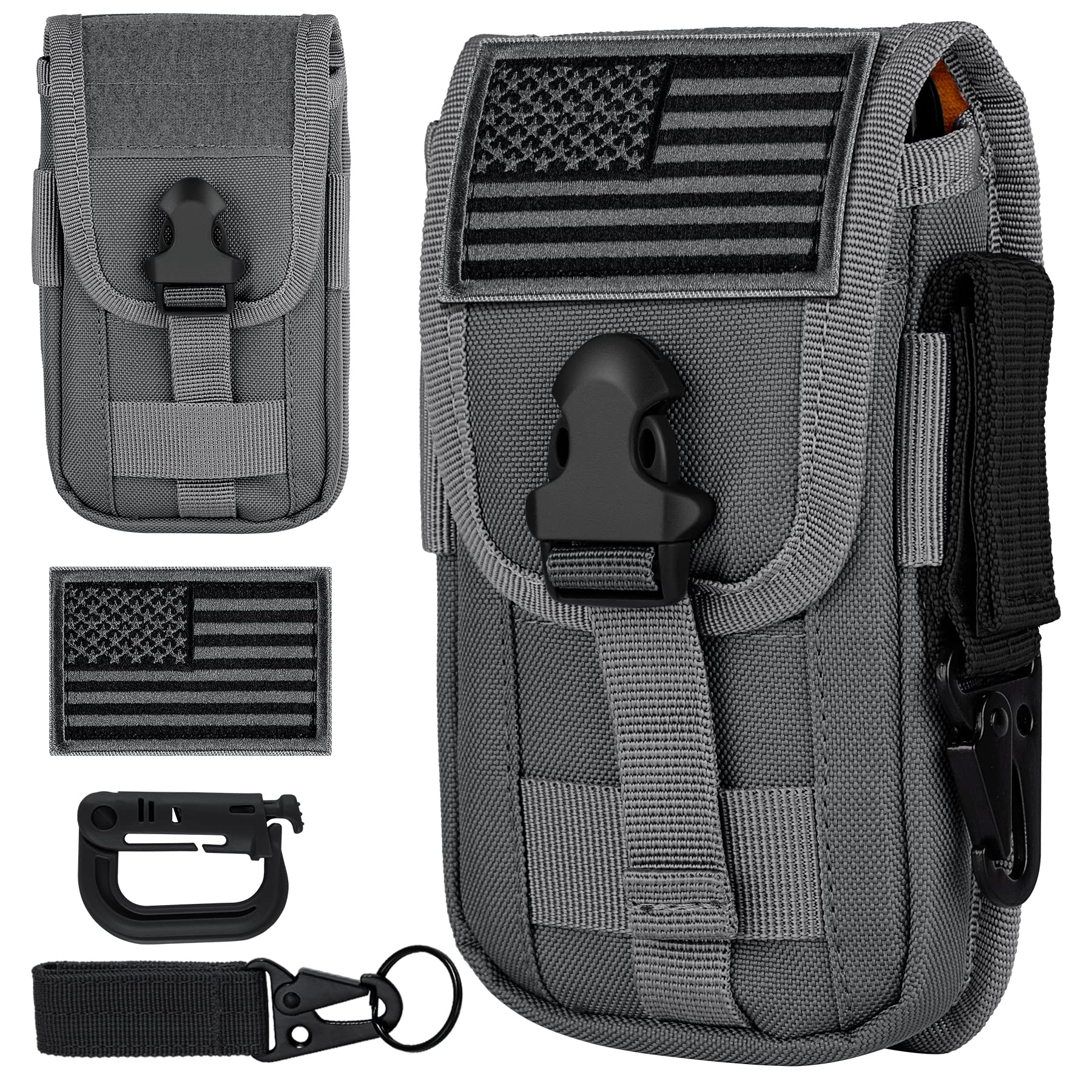 Ironseals Tactical Cell Phone Holster Pouch, Smartphone Pouch Cellphone ...