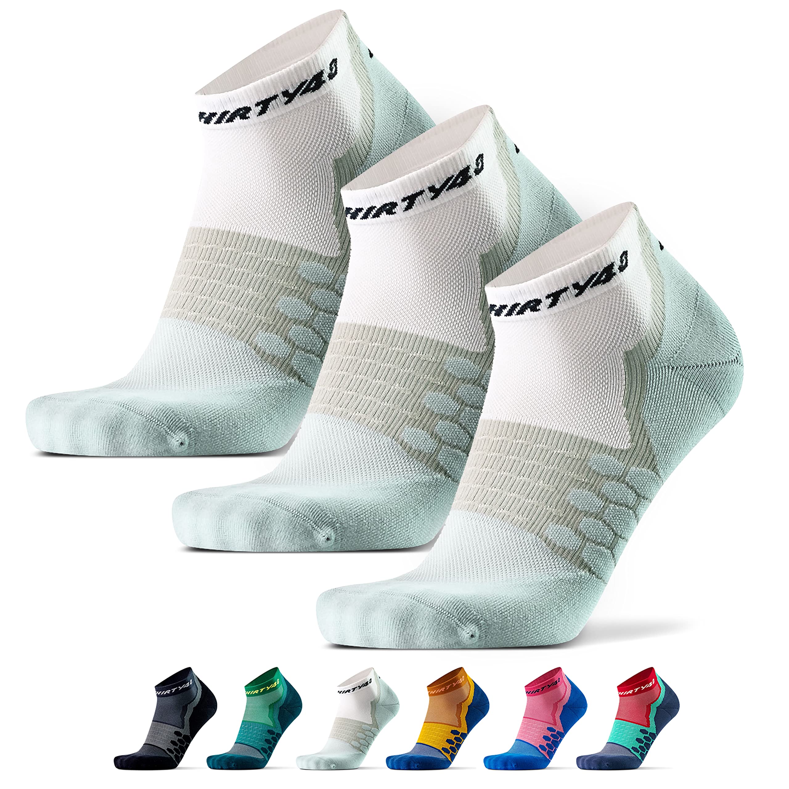 Thirty48 Performance Compression Low Cut Running Socks For Men And ...