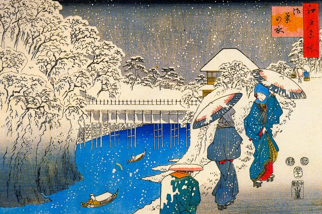 Poster Foundry Laminated Utagawa Hiroshige Ochanomizu Japanese Art ...