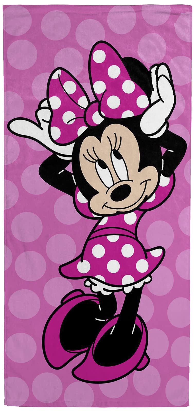 Jay Franco & Sons Disney Minnie Mouse cheery BathPoolBeach Towel ...