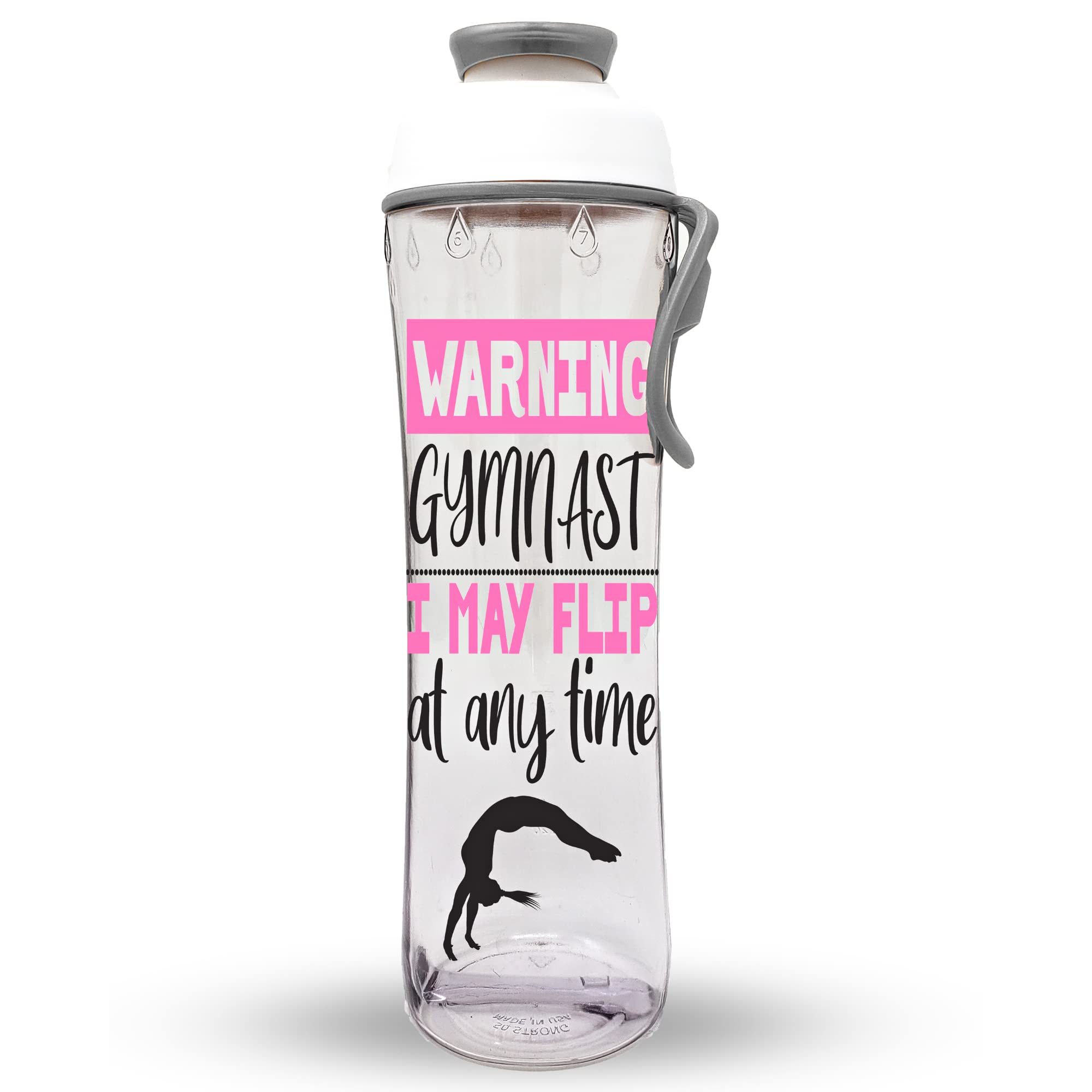 50 Strong gymnastics Water Bottle 24oz BPA-Free Reusable Water Bottles ...