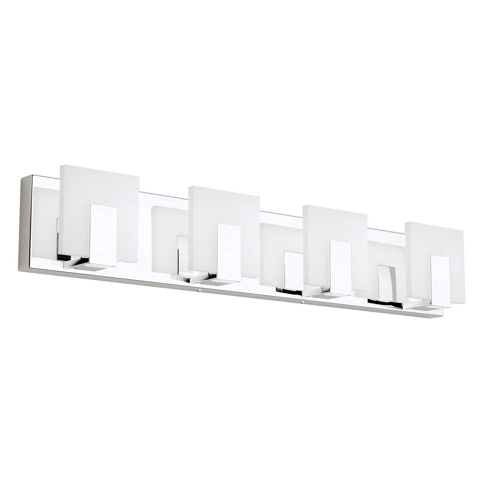 Aipsun 4 Lights Modern LED Vanity Light for Bathroom Frosted White ...