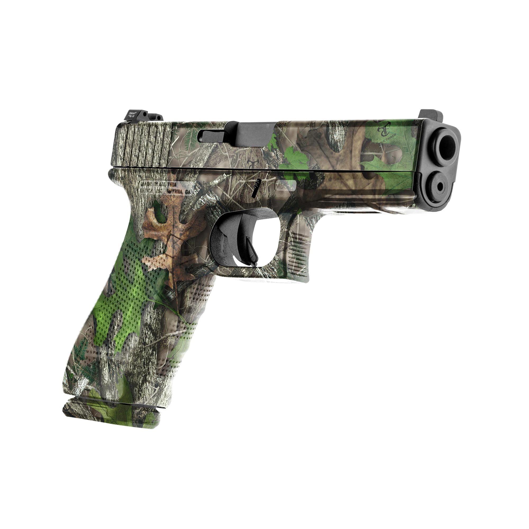 gunSkins Pistol Skin - Premium Vinyl gun Wrap with Precut Pieces - Easy ...