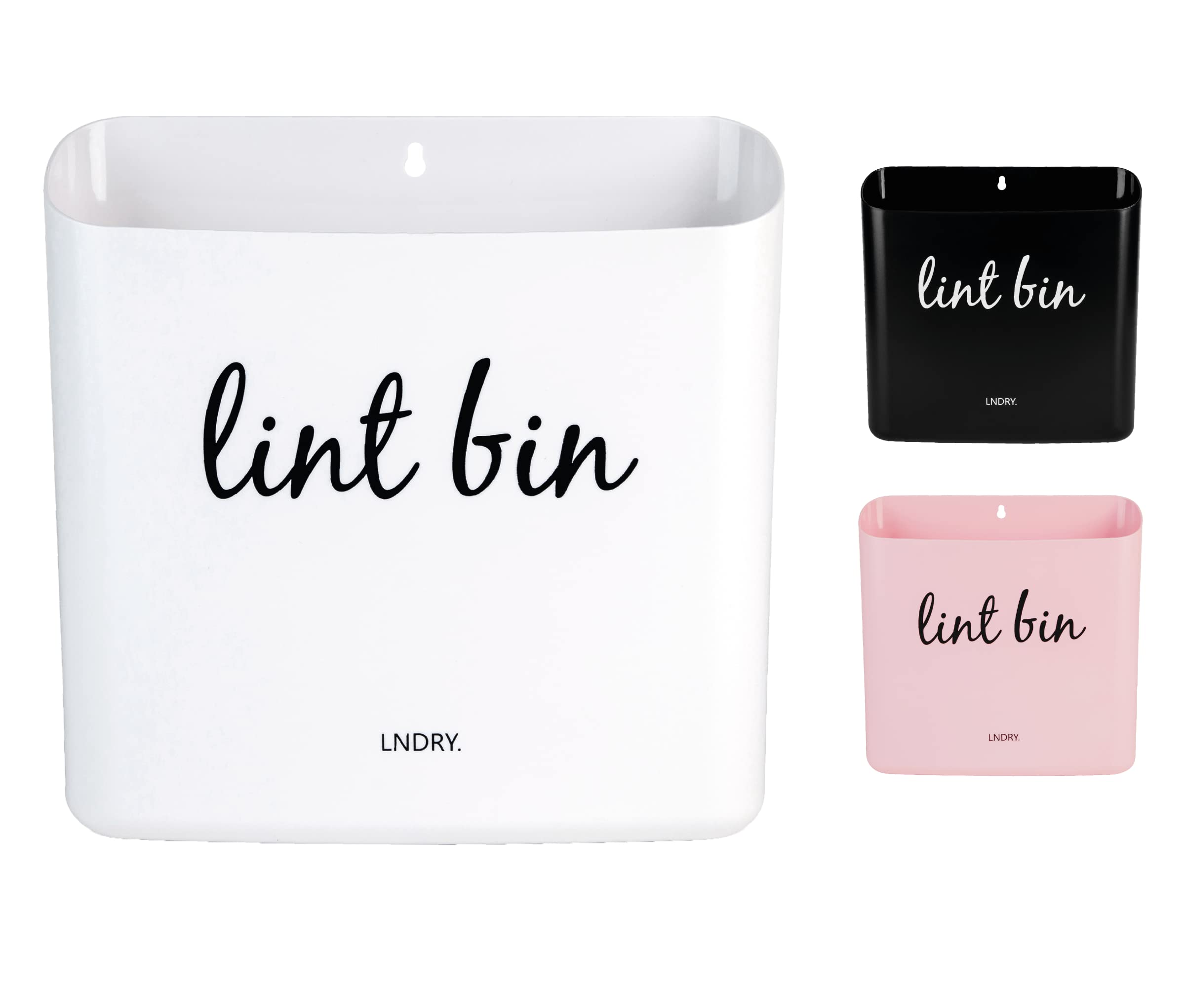 LNDRY Magnetic Lint Bin for Laundry Room - Lint Trash can, Magnetic Bin ...