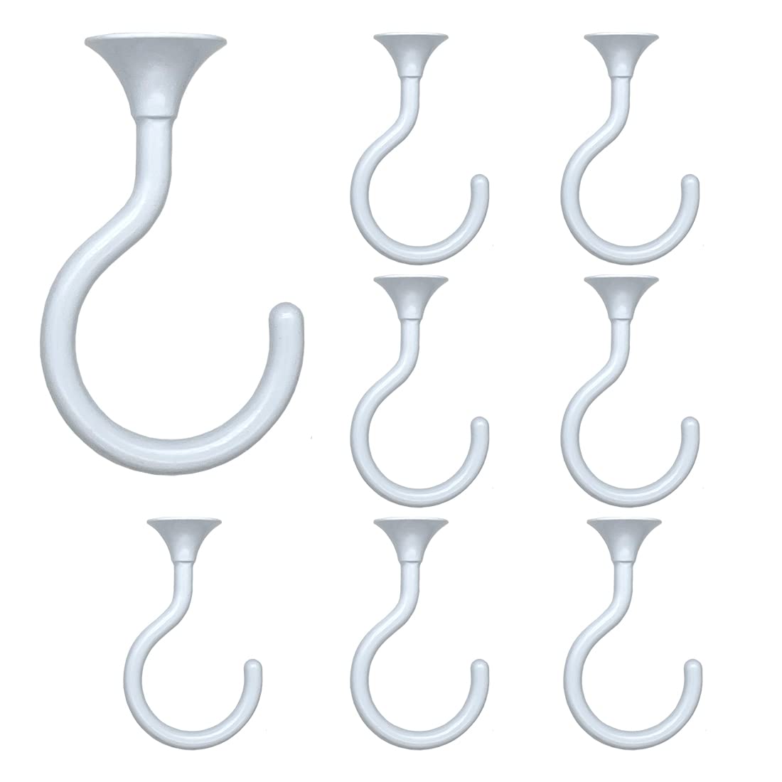 Evsteluo 8 Sets Large Swag ceiling Hooks Heavy Duty Swag Hook with ...