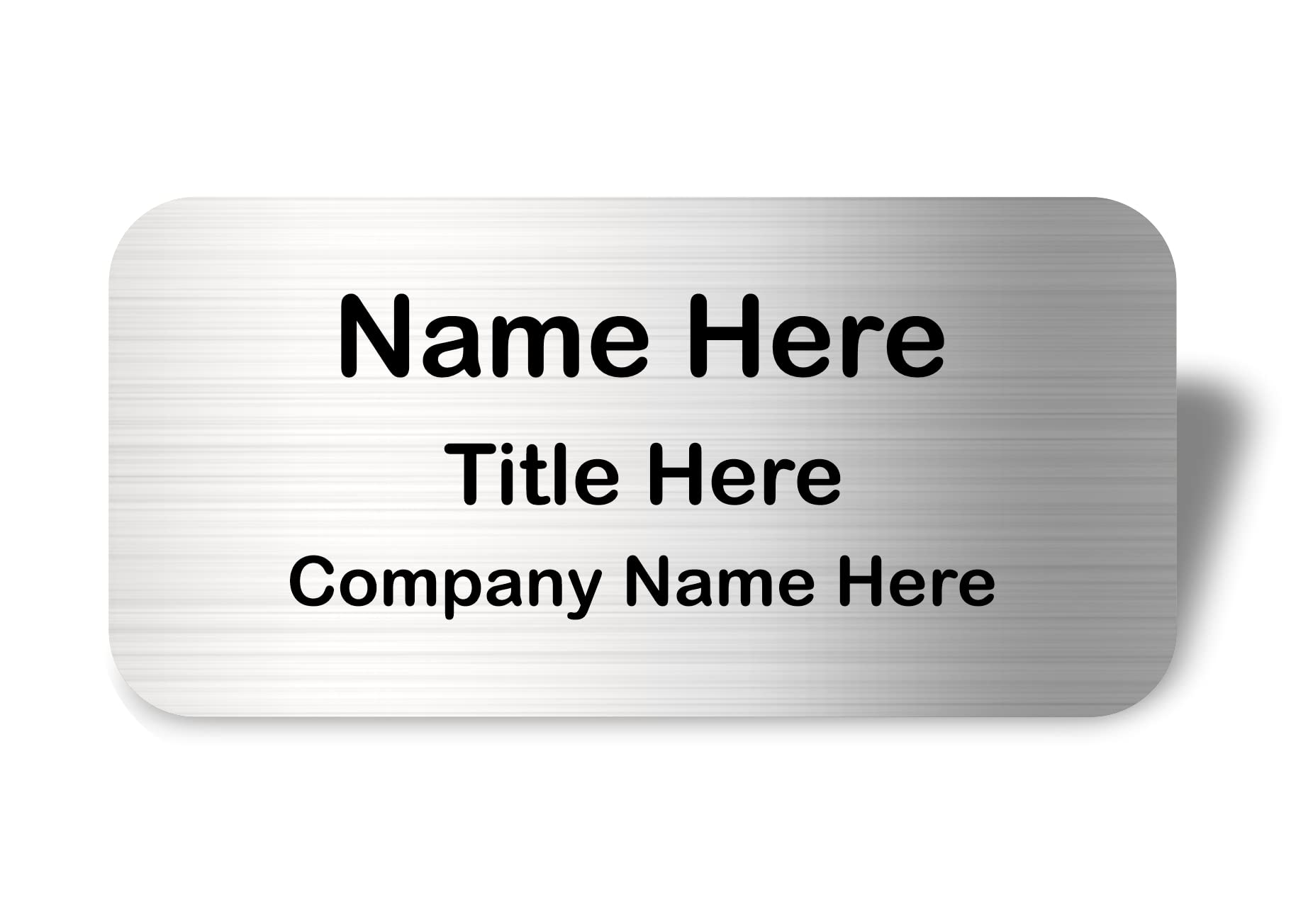 Awards4U custom Name Tag - Personalized Name Badge with Magnet Backing ...