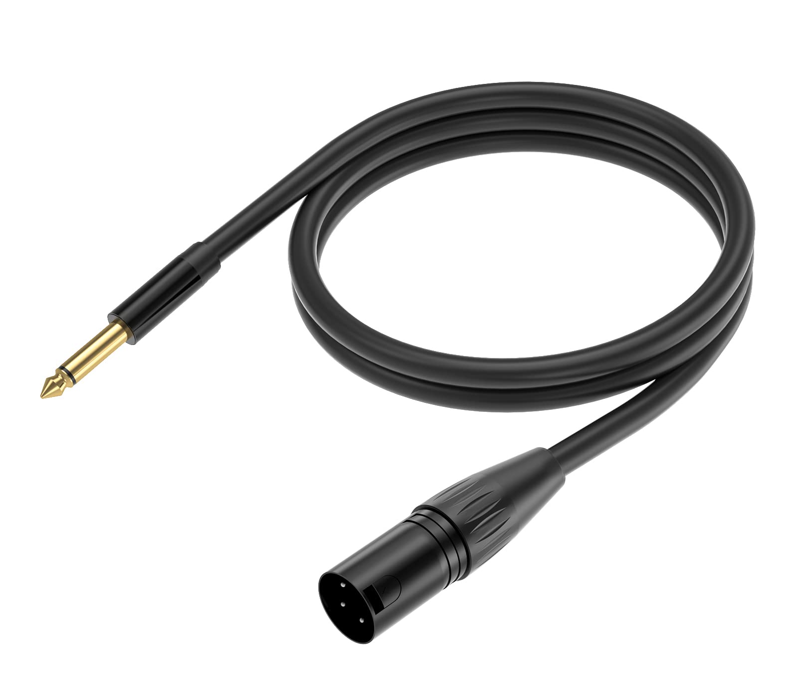 Yinker 14 Inch TS to XLR Male cable, 635mm to 3 Pin Male Microphone ...