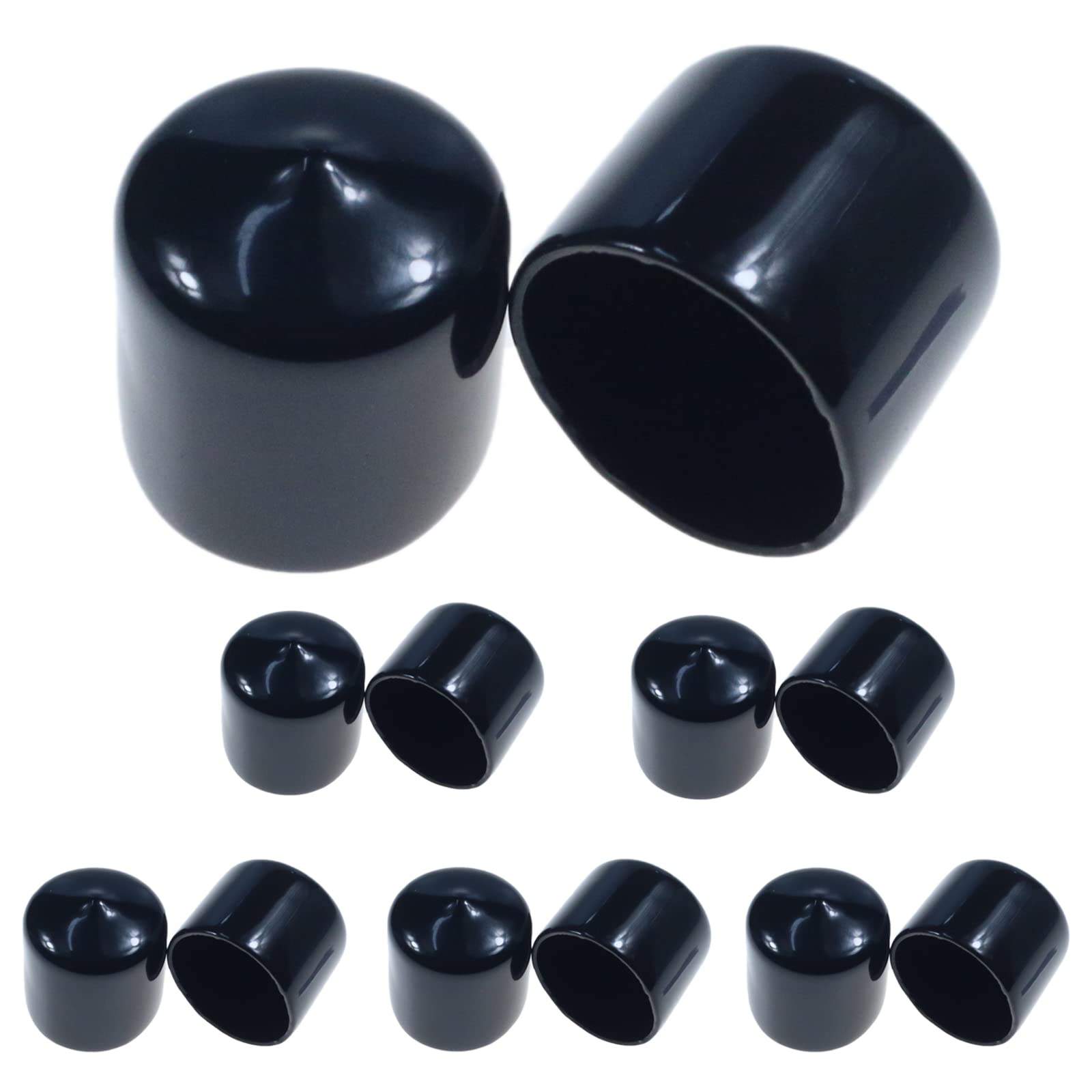 acocony 1 316 Inch Rubber End caps Round Rubber caps Plug Insert ...
