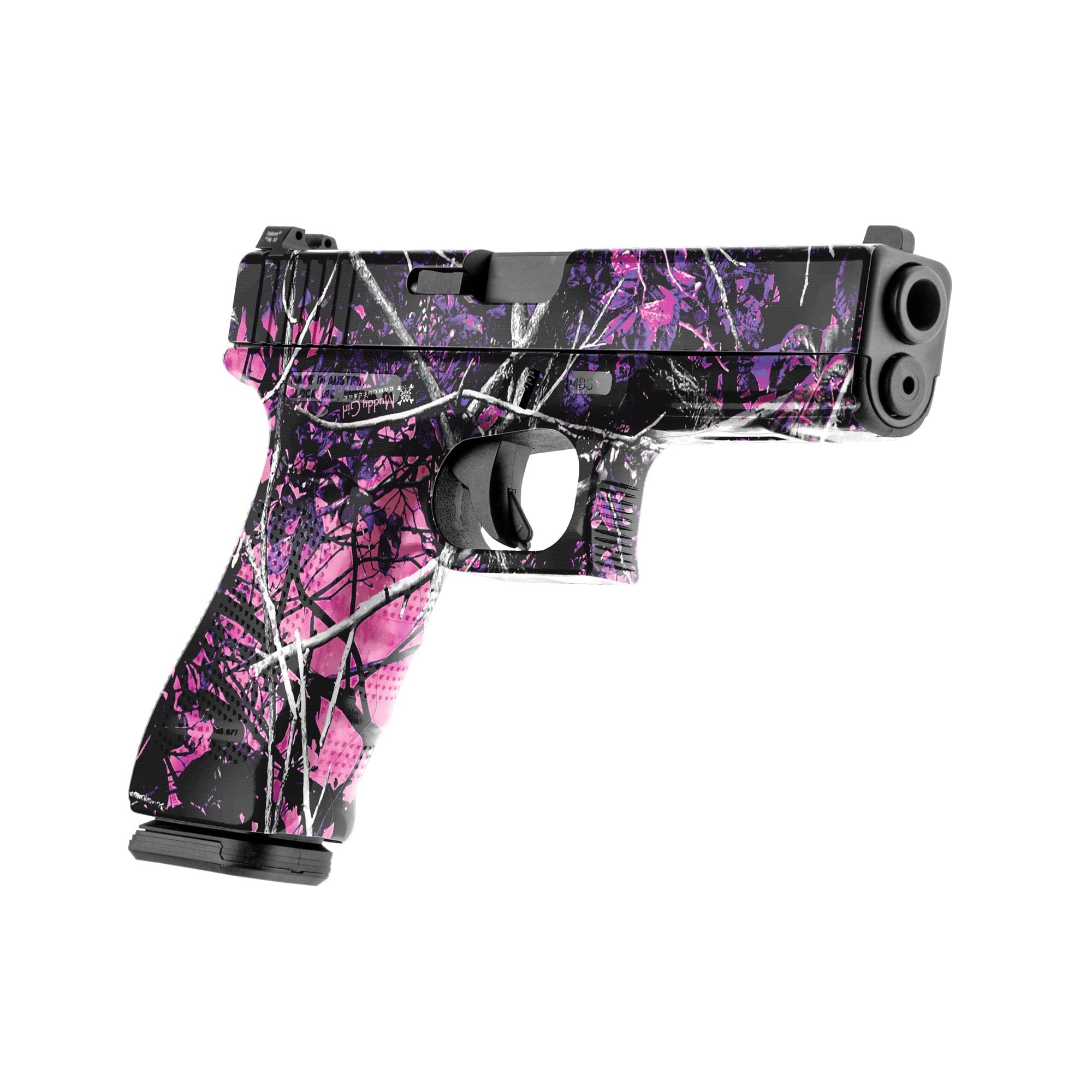 gunSkins Pistol Skin - Premium Vinyl gun Wrap with Precut Pieces - Easy ...
