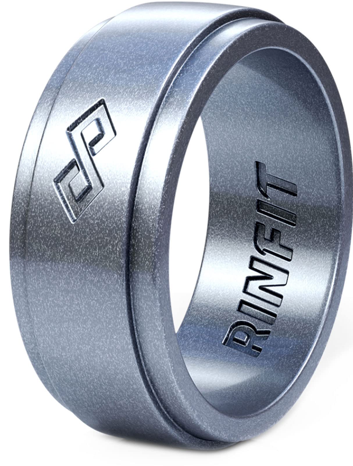 Rinfit Silicone Rings for Men - Mens Silicone Wedding Band - Silicone ...