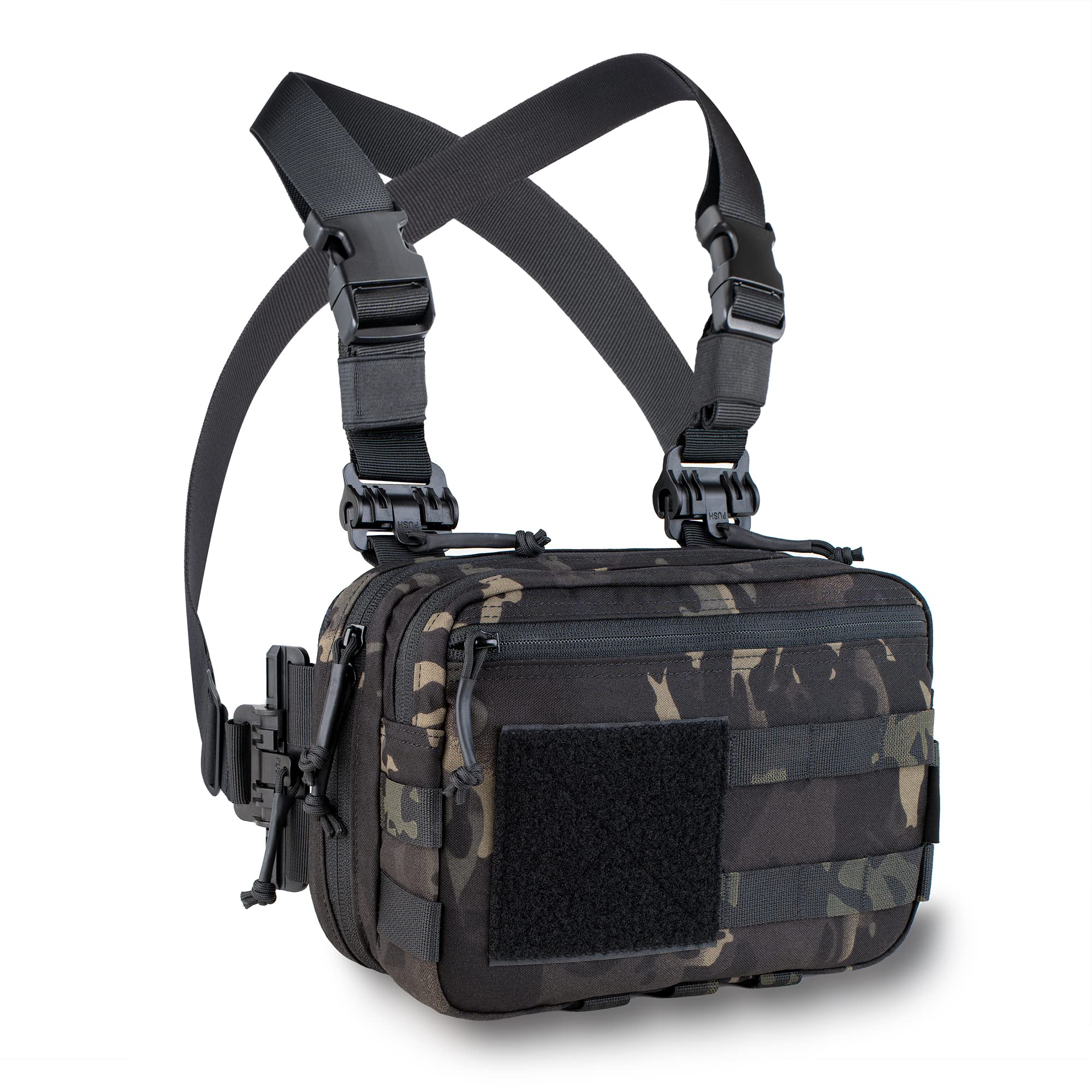 cLTAc Tactical chest Rig Bag concealed carry ccW Sling Backpack ...