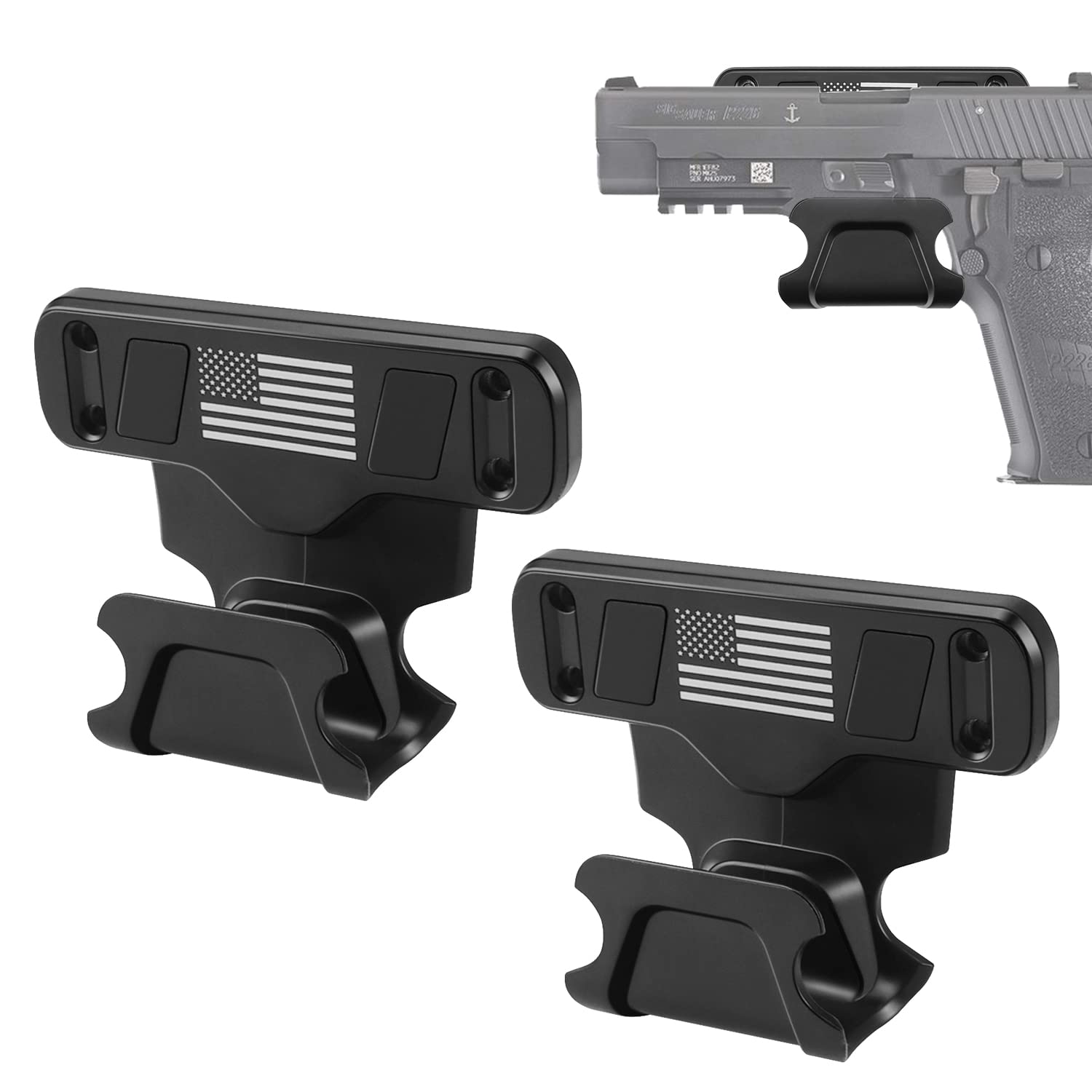 tacpak Magnetic Car Rack, Tigger Guard Mount, Heavy Duty Car Handgun ...