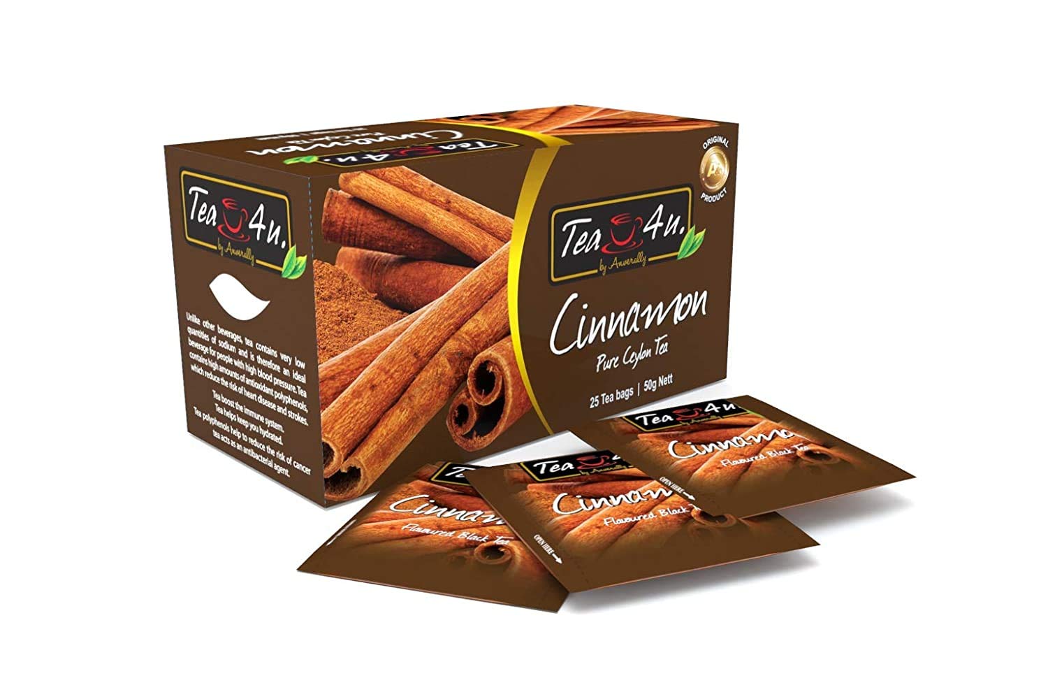 TEA 4U BY ANVERALLY Tea4U Flavored Black TeaBags - Original ceylon Tea ...