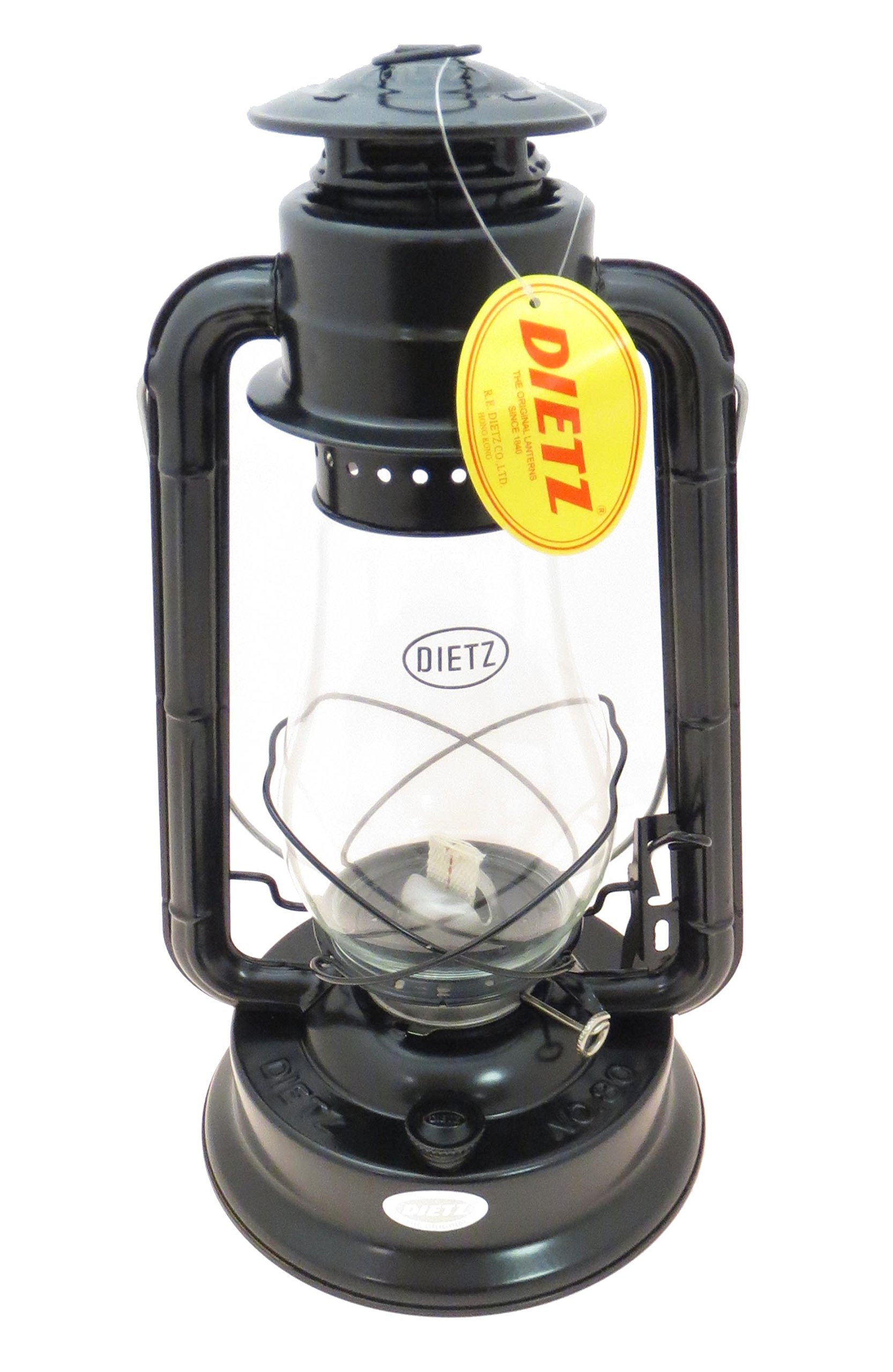 Dietz Hurricane Lantern Blizzard Oil Burning Lantern (Black)"