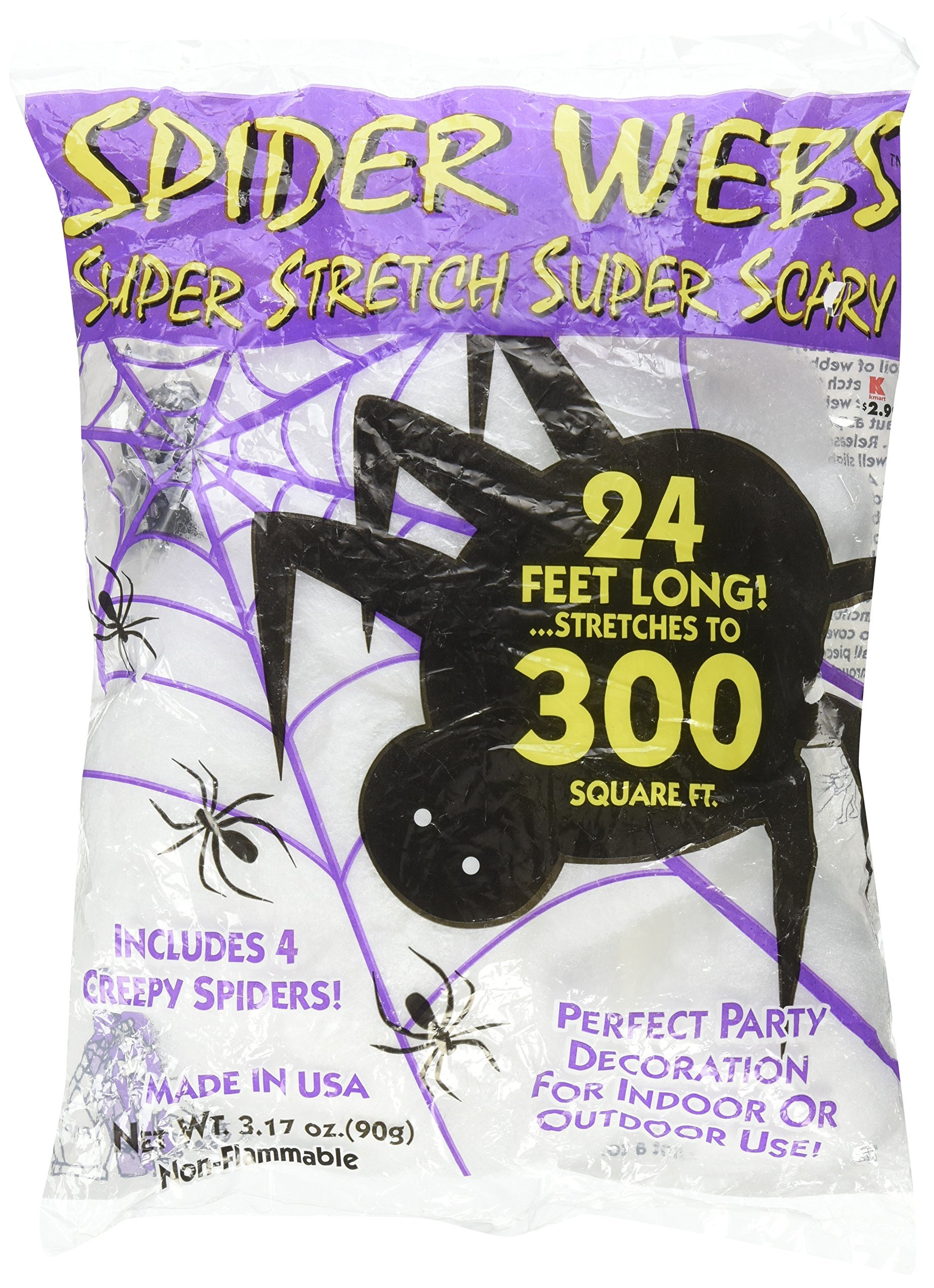 Fun World Costumes Fun World Super Stretch Creepy Spider Web