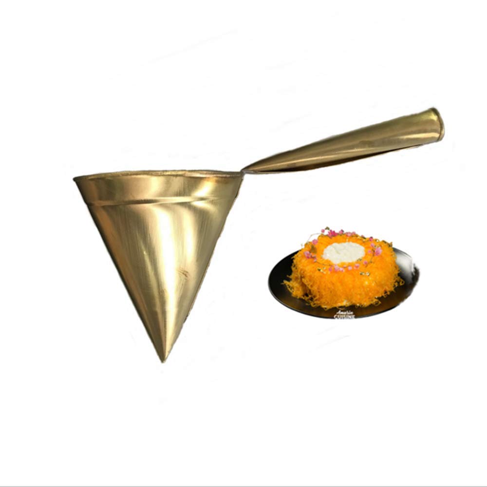 Cozinest Egg Yolk Threads Maker Brass Funnel Thai Dessert Foi Thong ...