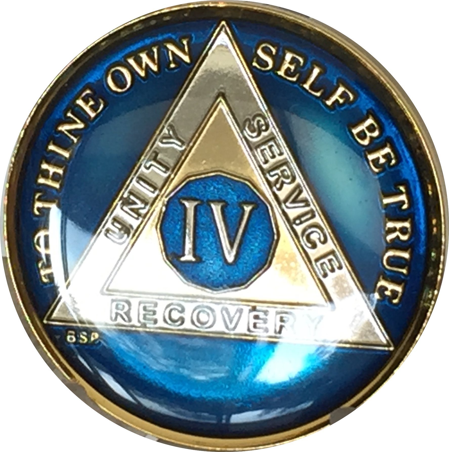 Bright Star Press 4 Year Midnight Blue AA Gold & Nickel Tri-Plated ...