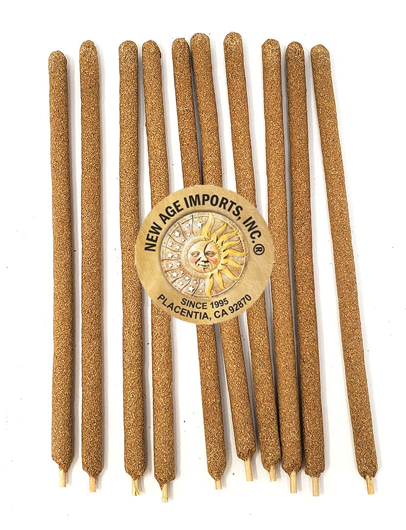 New Age Imports, Inc~ Premium Palo Santo & Eucalyptus 7-8" Size Hand Rolled Incense Sticks ...