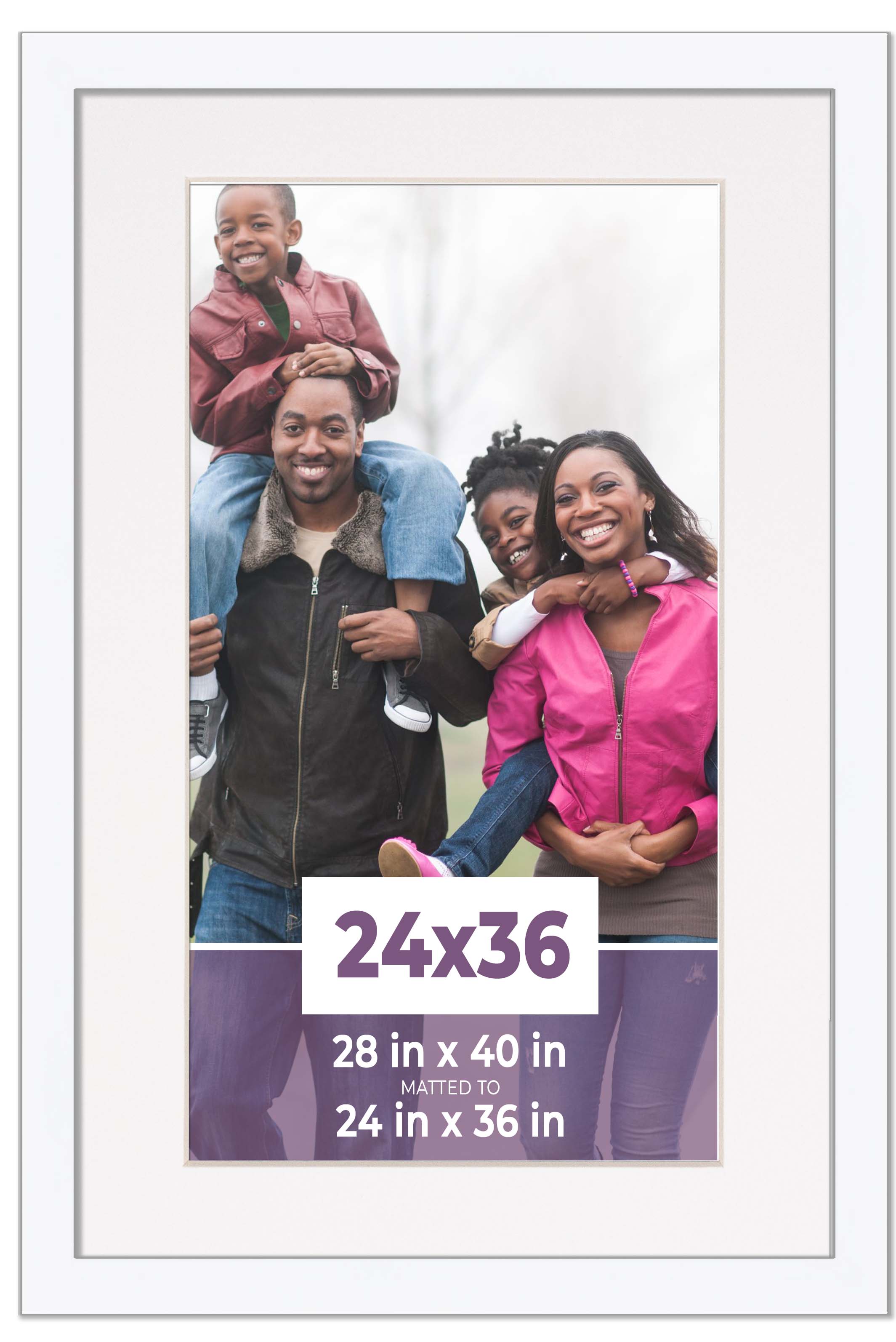 poster frames 24x36 white